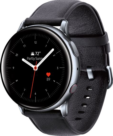 Best Buy: Samsung Galaxy Watch Active2 Smartwatch 40mm Stainless Steel ...