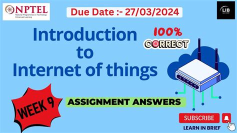 introduction to iot week 9 assignment answers nptel 2024 jan apr