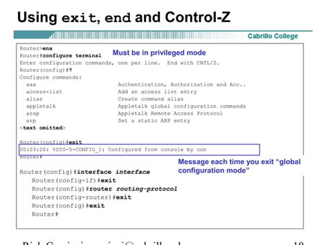Ccna Mod Configuring A Router Ppt