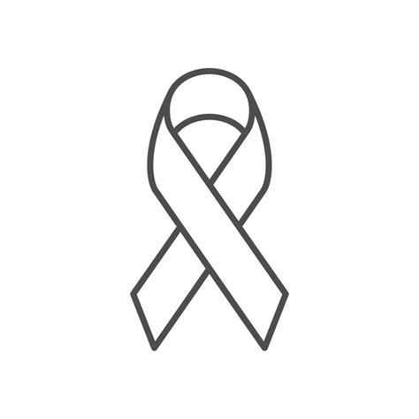 How To Draw A Ribbon For Cancer