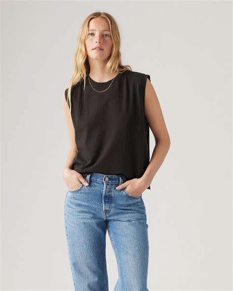 Boxy Tank Top Black Levis® It