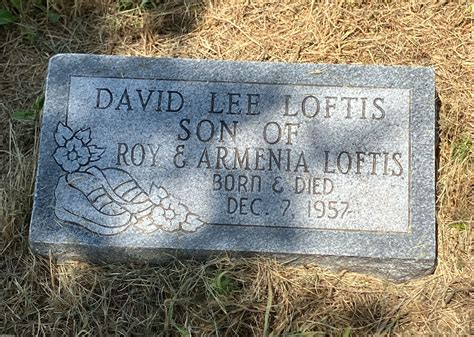 David Lee Loftis 1957 1957 Find A Grave Memorial