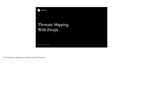 Pdf Thematic Mapping With Emojisgis For The “emoji Natives” So We