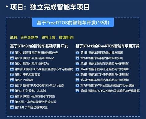 【stm32单片机学习进阶路线】freertos嵌入式开发指南：从入门到智能循迹避障小车项目实战（含文档代码） 华清元宇宙实验中心 博客园