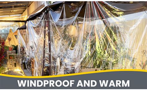 Clear Waterproof Tarpsincrease Grommetswindproof Rope