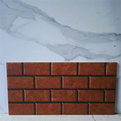 Jual Keramik Dinding Teras Bata Merah Keramik Motif Batu Alam