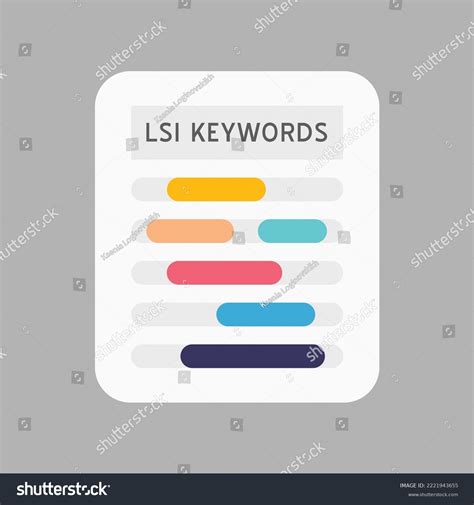 Lsi Keywords Latent Semantic Indexing Vector Stock Vector Royalty Free