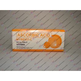 Ascorbic Acid 500mg TABLET Myrevit C 100 C