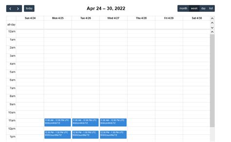 Recurrence With Count And Timezone Is Not Displayed · Issue 6833