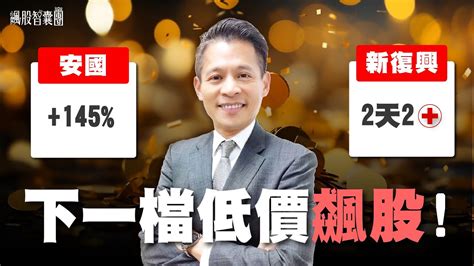 飆股智囊團｜下一檔低價飆股是甚麼 ｜安國抄底145 新復興2天2漲停｜20231215 Youtube