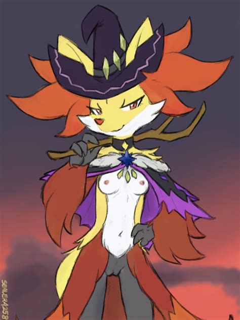 Rule 34 2024 4 Fingers Anthro Areola Breasts Cloak Clothed Clothing Delphox Female Fingers