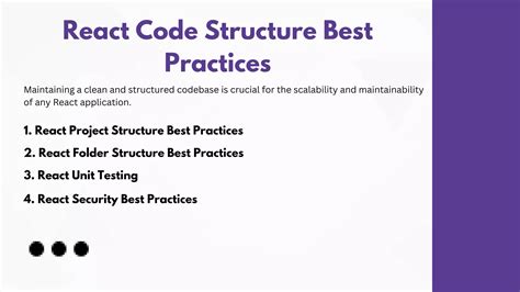 React Best Practices And Security Build High Performing Applicationspptx