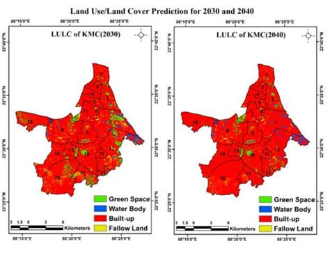 Future Urban Growth Prediction For The Years 2030 And 2040 Download