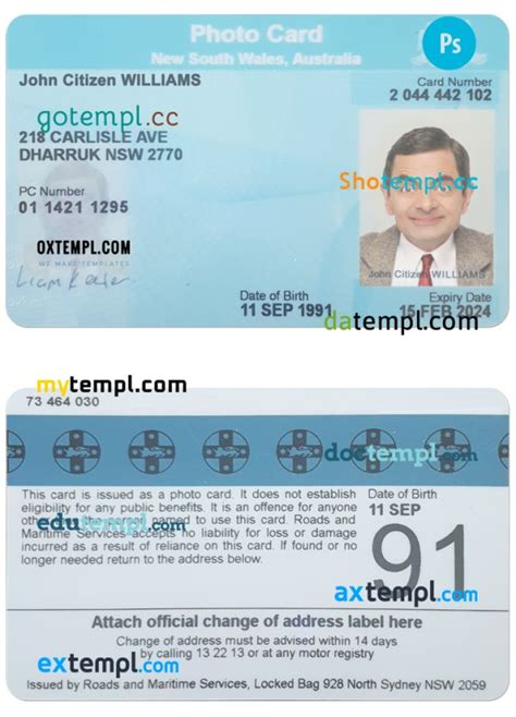 Nsw Service Centre Id Card At Mario Beck Blog