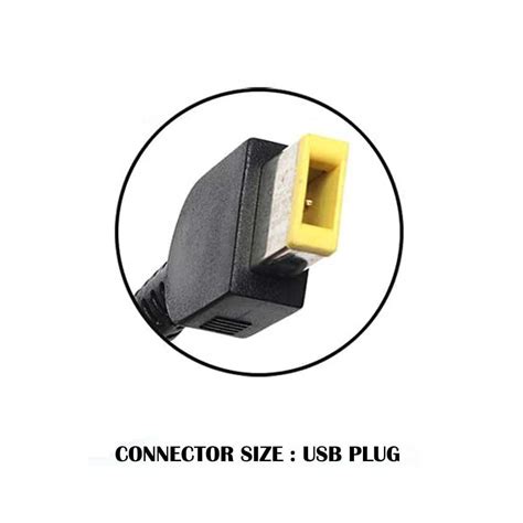 Lenovo Laptop Charger Cb 20v 45a Usb Square Pin
