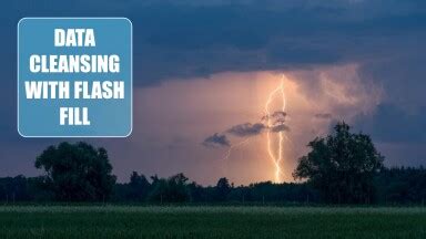 Data Cleansing With Flash Fill Excel Tips MrExcel Publishing