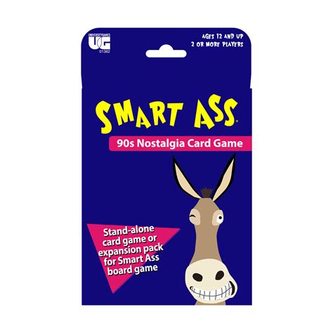 Smart Ass 90s Nostalgia Card Game Adult Party Games
