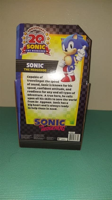 Jazwares Sonic The Hedgehog Classic Sonic 20th Anniversary Plush Figure