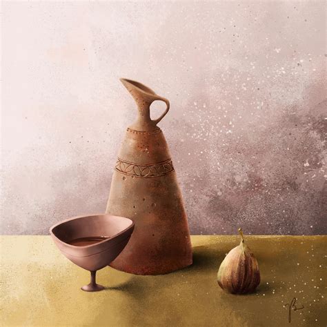 Инжир цифровая картина — Дарья Валевская на