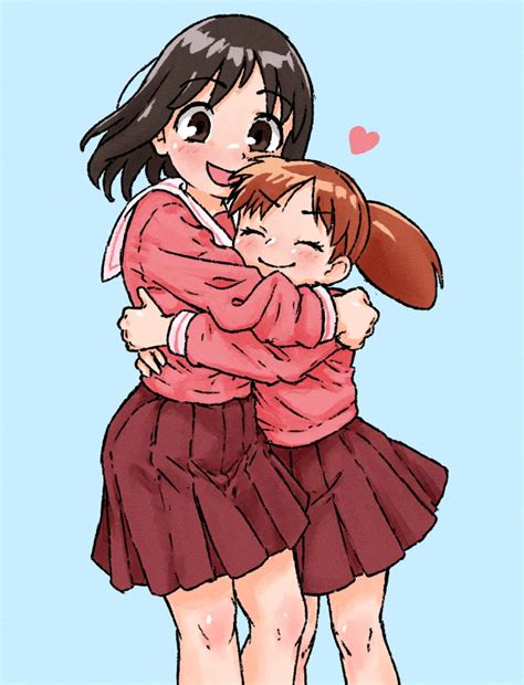 Kasuga Ayumu And Mihama Chiyo Azumanga Daioh Drawn By Beachepisode