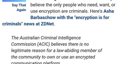 Only Criminals Use Encryption Album On Imgur