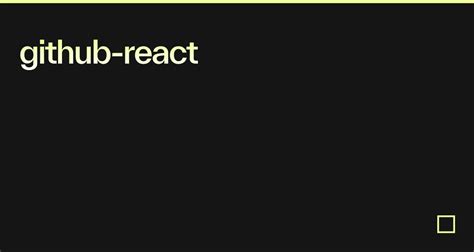 Github React Codesandbox