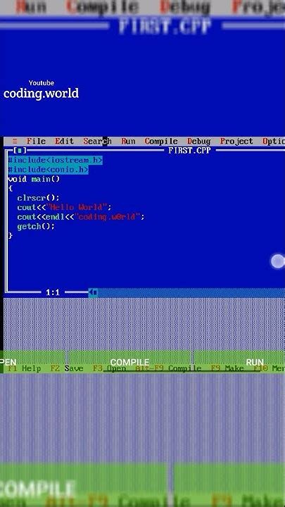 How To Write First Program In C Print Hello World In C C
