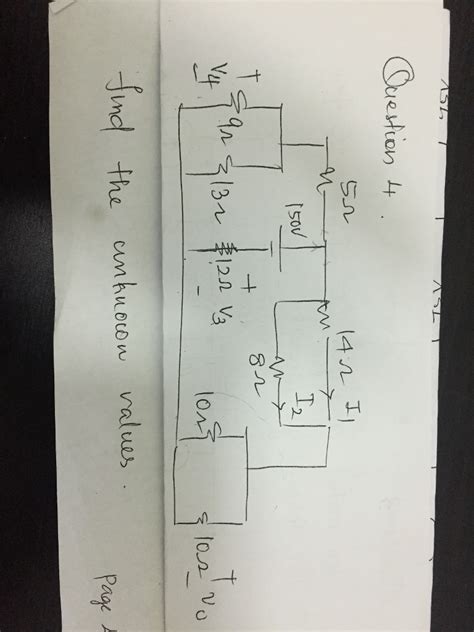 Solved Find The Unknown Values Chegg Com
