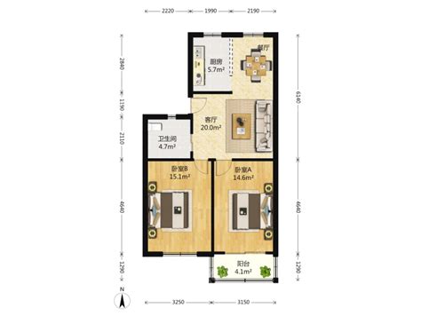 整租·古华a区 2室1厅 南 古华a区租房信息 上海古华a区南桥房屋出租【上海贝壳租房】