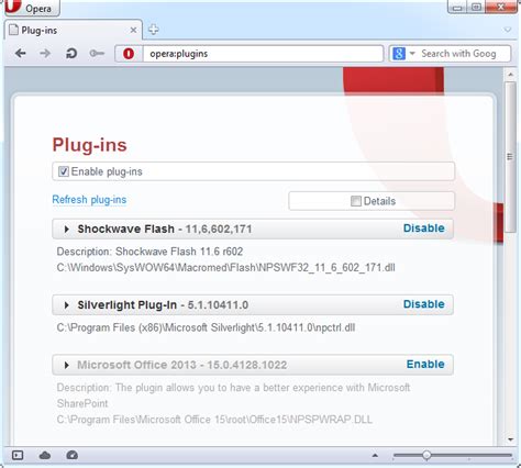 How To View And Disable Installed Plug Ins In Any Browser