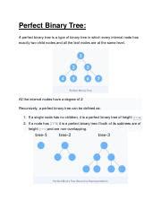 Understanding Perfect Binary Trees Properties Examples And Course Hero