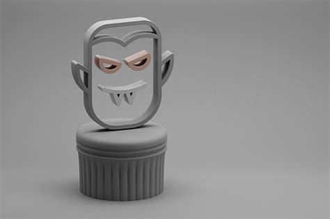 아름다운 추상 적 그림 할로윈 뱀파이어 기호 아이콘 열 스탠드와 멋진 배경 3d 렌더링 그림입니다 디자인배경 패턴 10월에 대한 스톡 사진 및 기타 이미지 Istock