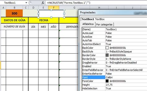 cambiar tamaño de textbox y marco con código vba excel microsoft