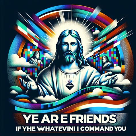 What Does John 15 14 Mean Bible Art