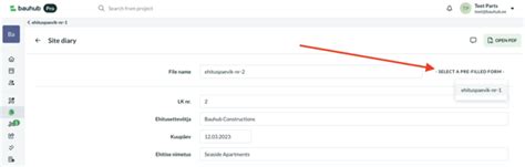 How To Use Previous Forms When Creating A New One Bauhub