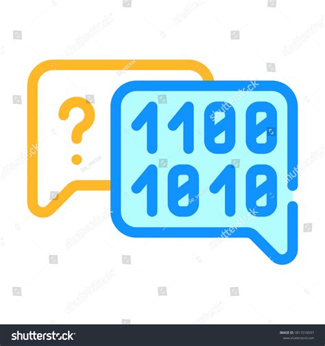 Binary Code Question Mark Quote Frame Stock Vector Royalty Free Shutterstock