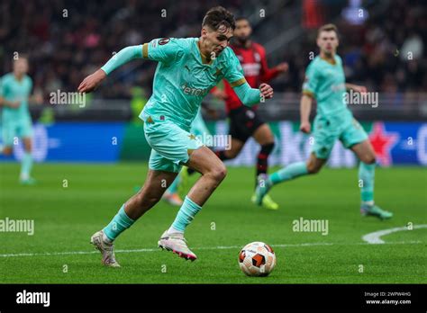 Mojmir Chytil of SK Slavia Praha seen in action during Round of 16 ...