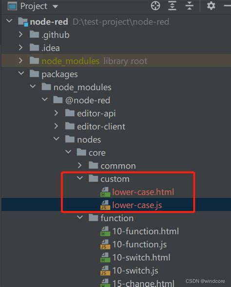 Node Red 学习笔记1 在源码中新增内置节点nodered二次开发 Csdn博客