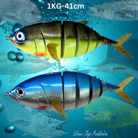 Big Game Tuna Trolling Swimbait 1kg 41cm Slow Jigs Australia