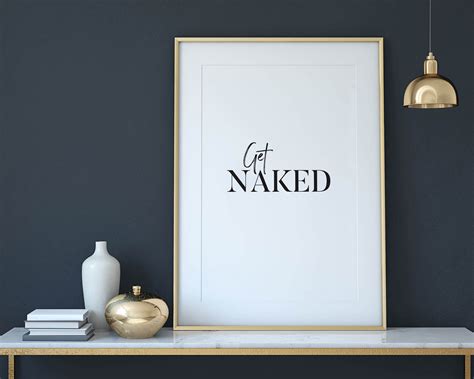 Get Naked Wall Art Printable Get Naked Print Get Naked Etsy