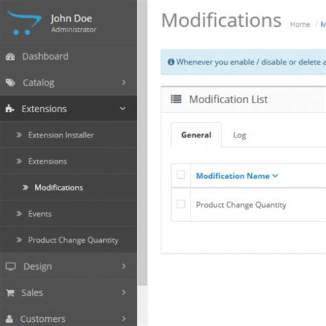 OpenCart Product Change Quantity