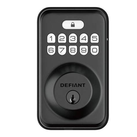 Single Cylinder Square Electronic Keypad Deadbolt Matte Black For Sale North Las Vegas Nv