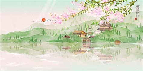 西湖十景无轩花莳记 站酷zcool