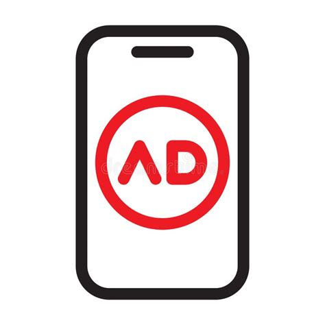 Mobile Marketing Digital Ads Icon Social Media Marketing Concept
