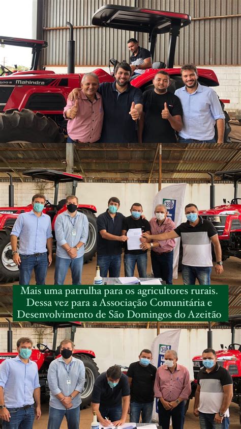Deputado Pedro Lucas Através De Emenda Destina Trator Para Associação