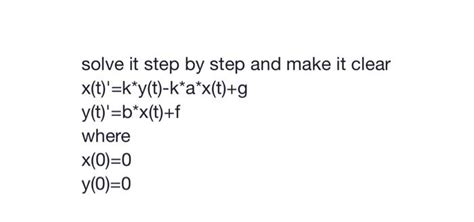 Solved Transform The Given IVP System Into A Single Equation Chegg Com