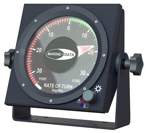 Md67rot Weatherproof Dial Rate Of Turn Indicator Marine Data Systems