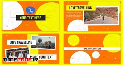 دانلود پروژه آماده افتر افکت اسلایدشو Modern Slideshow تایم کد