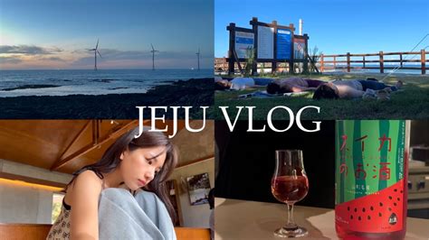 Vlog 혼자 4박5일 여름 제주브이로그☘️ 제주여행 애월 협재 한림 신창 탑동 우도 맛집 카페