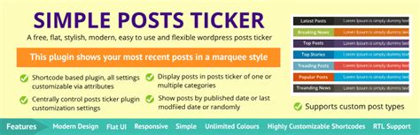 Find A Wordpress News Ticker To Display Your Latest Blog Posts